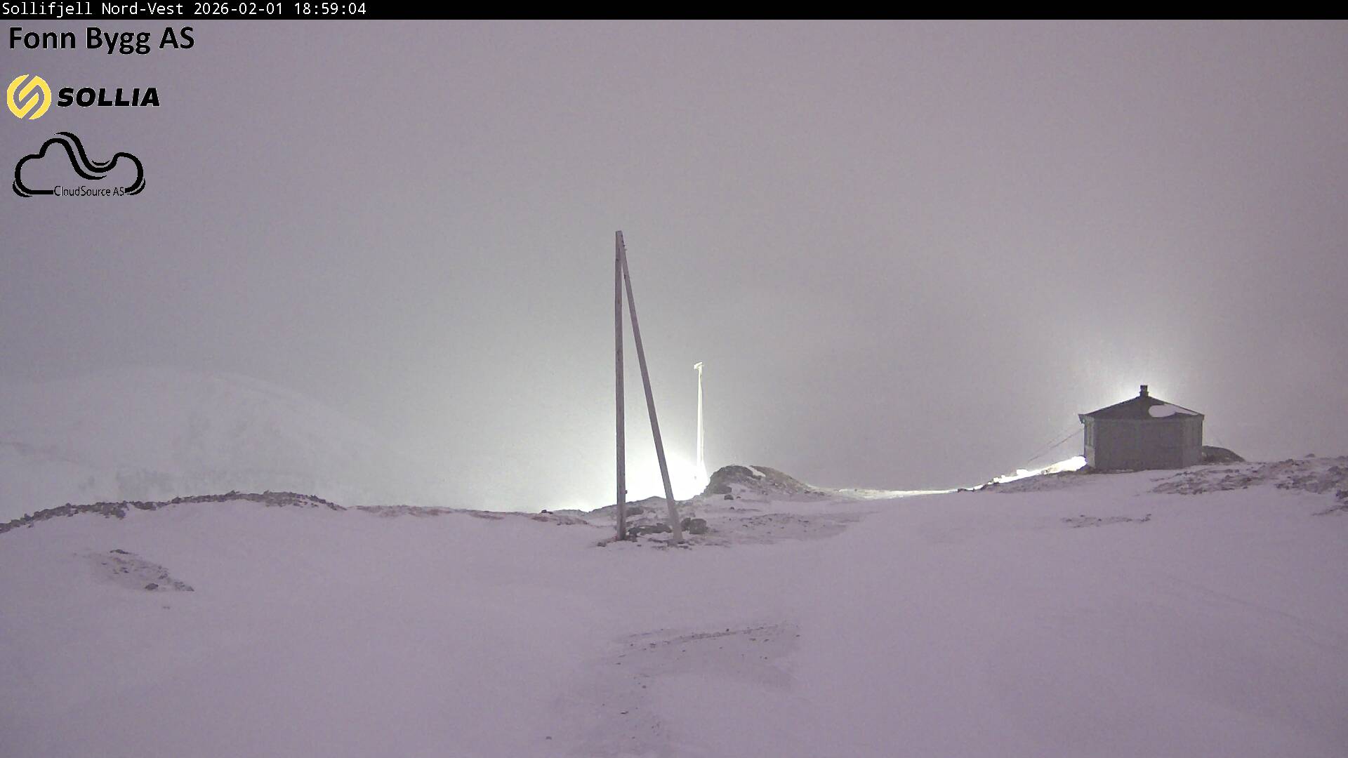 Webcam Sollifjellet - Harstad / Ausblick von der Wetterstation / Troms ...